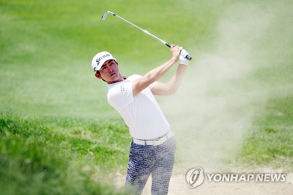 이수민 '페어웨이 벙커샷' | 연합뉴스