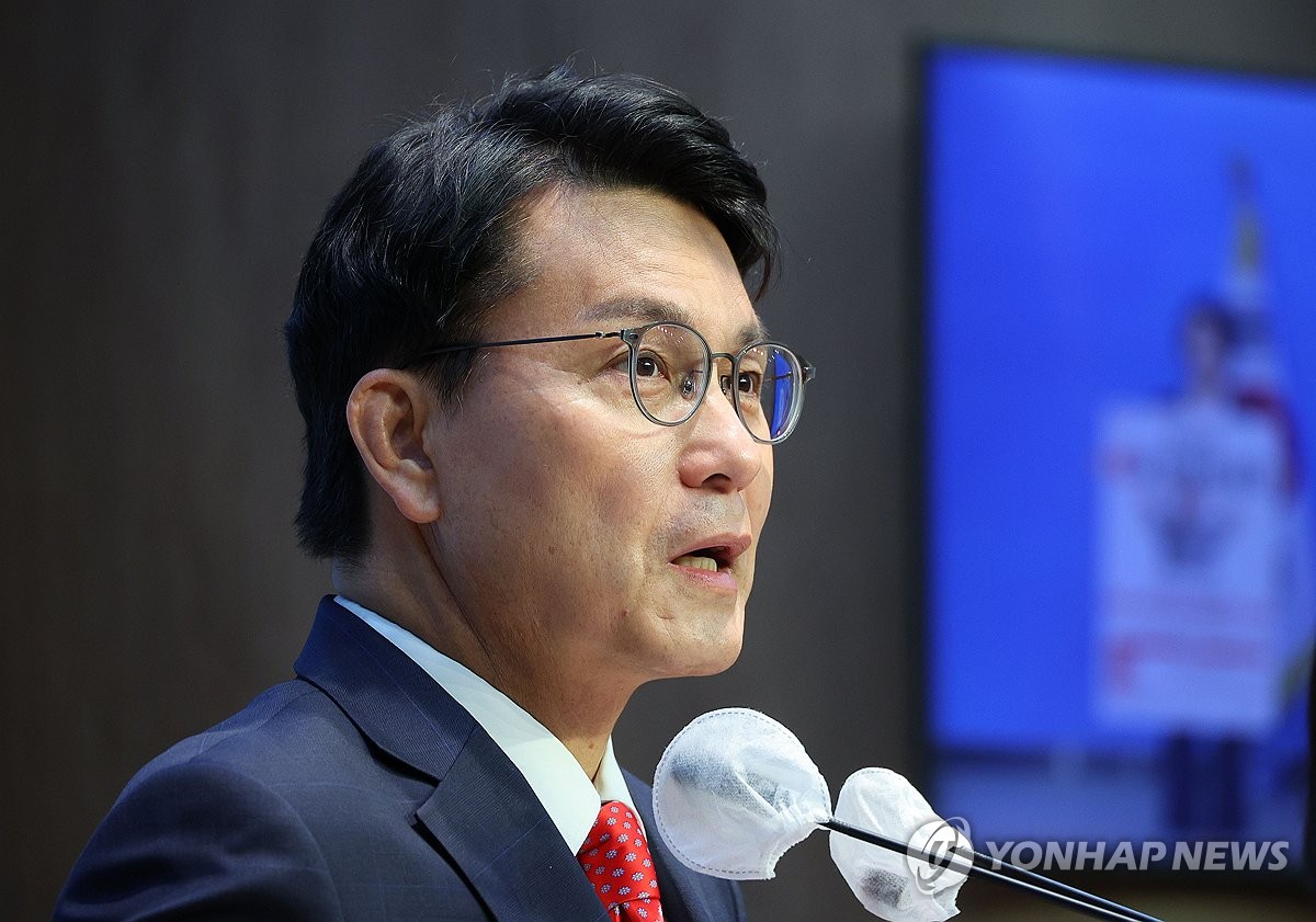 발언하는 윤상현 의원 연합뉴스
