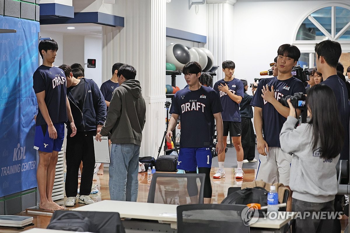 KBL 신인선수 드래프트 컴바인 | 연합뉴스