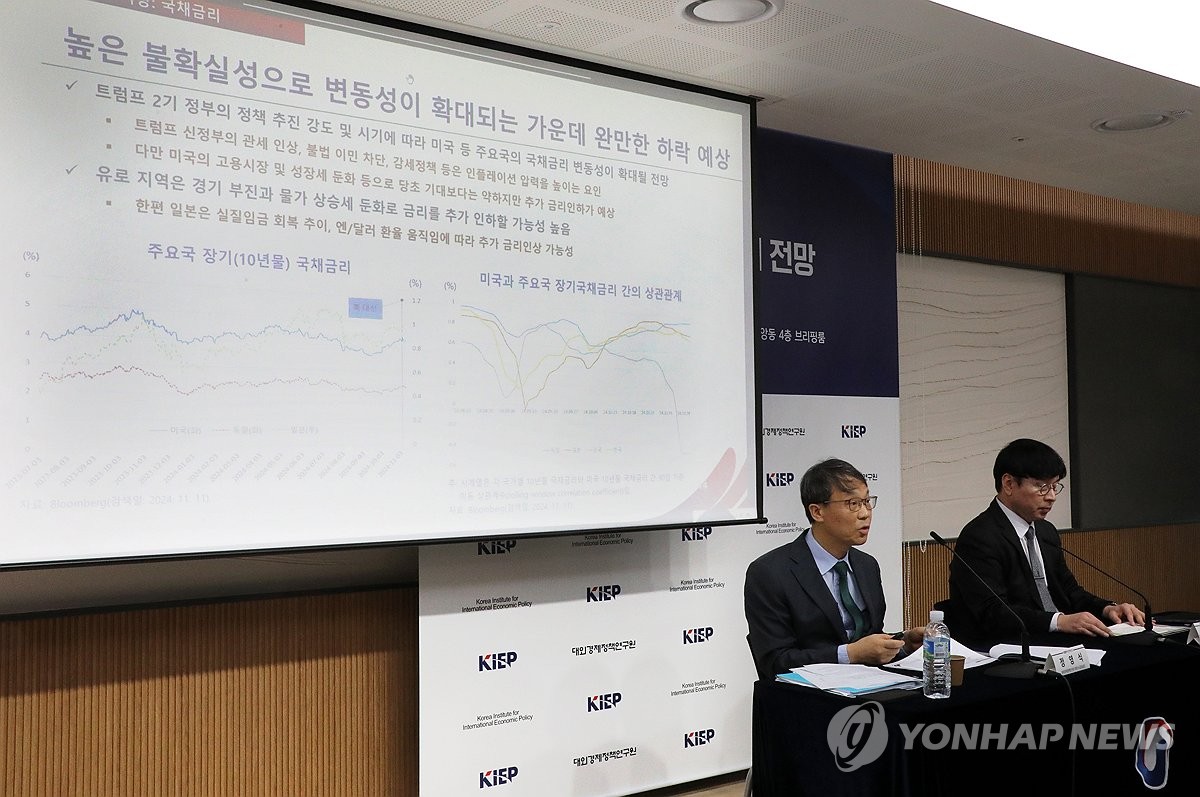 KIEP, 2025년 세계 경제 전망, "성장률은 3.0%로 둔화세" | 연합뉴스